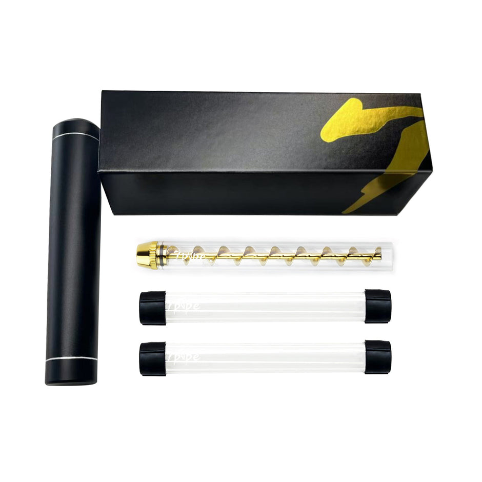 Glass Blunt 7pipe twisty glass blunt